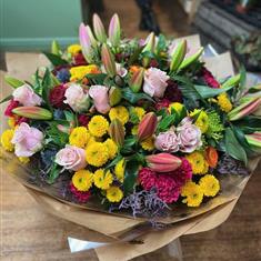 Super Deluxe Handtied Flowers Stems of Jedburgh Florist