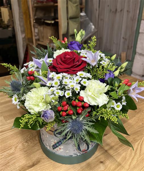 Flower of Scotland Hatbox